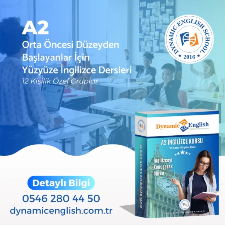 Dynamic English Bağlıca Şubesi - Yabancı Dil Eğitiminde Kalite